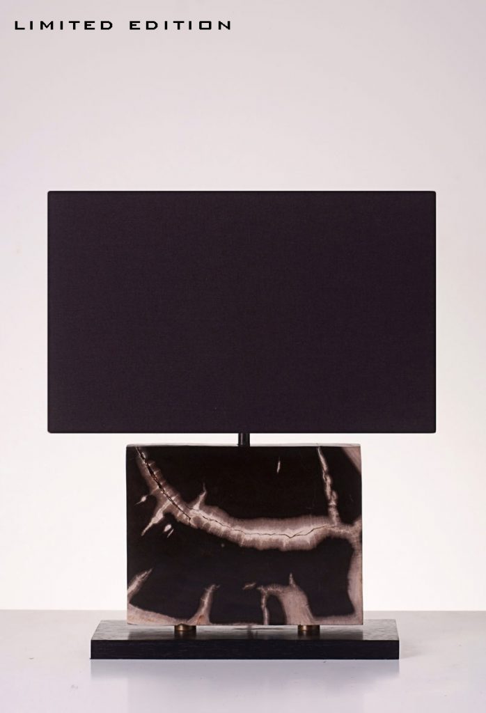 Fossil Rectangular Table Lamp | Piment Rouge Lighting Collection